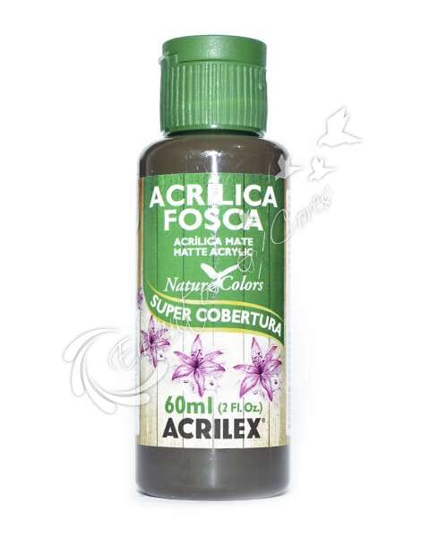 TINTA ACRILICA FOSCA ACRILEX SÉPIA 60ML - Encantos e Cores