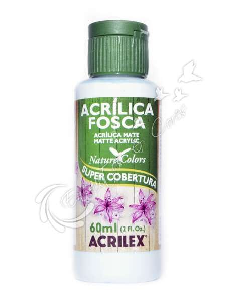 TINTA ACRILICA FOSCA ACRILEX AZUL ÁGUA 60ML - Encantos e Cores