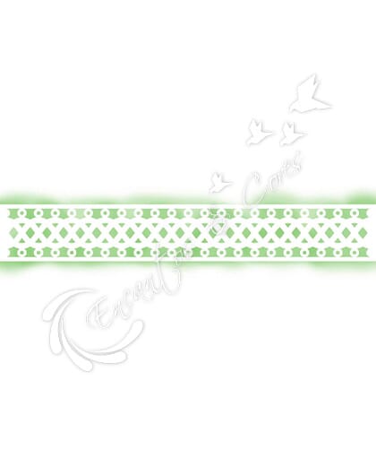 STENCIL III LT STAB-033 BARRADO - Encantos e Cores