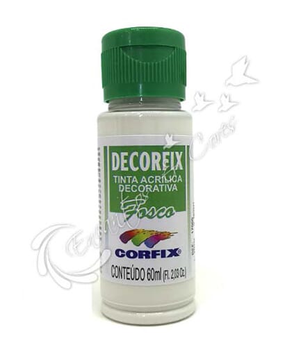 TINTA ACRÍLICA FOSCA 60ML COR 490 - PORCELANA - Encantos e Cores